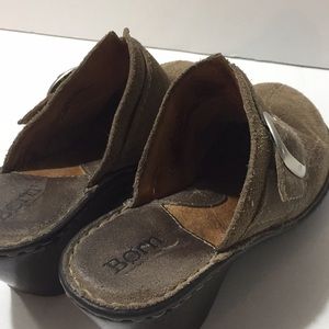 Born | Shoes | Born Mules Clogs Suede Size 8 Brown Euc | Poshmark